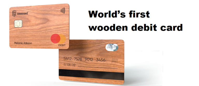Treecard's ironic challenge: pay with a wooden debit card to help ...